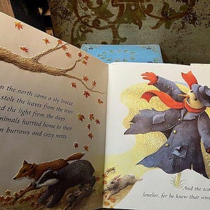 1999 the Lonely Scarecrow Vintage HB Childrens Book Tim Preston Maggie ...