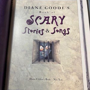 1994 Diane Goode's Book of Scary Stories First Edition Hb Childrens ...