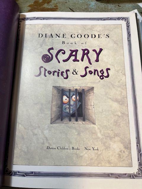 1994 Diane Goode's Book of Scary Stories First Edition Hb Childrens ...