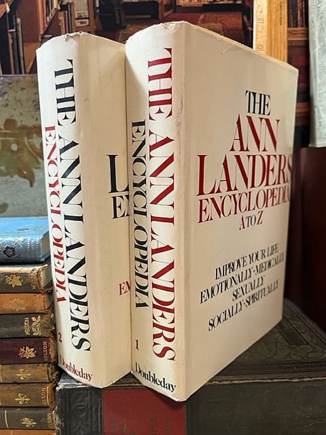 The Ann Landers Encyclopedia A to Z 2 Volume Set Book Books Vintage ...