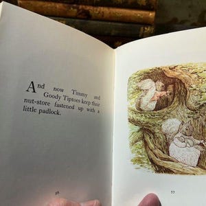 1989 the Tale of Timmy Tiptoes by Beatrix Potter Vintage HB Book F ...