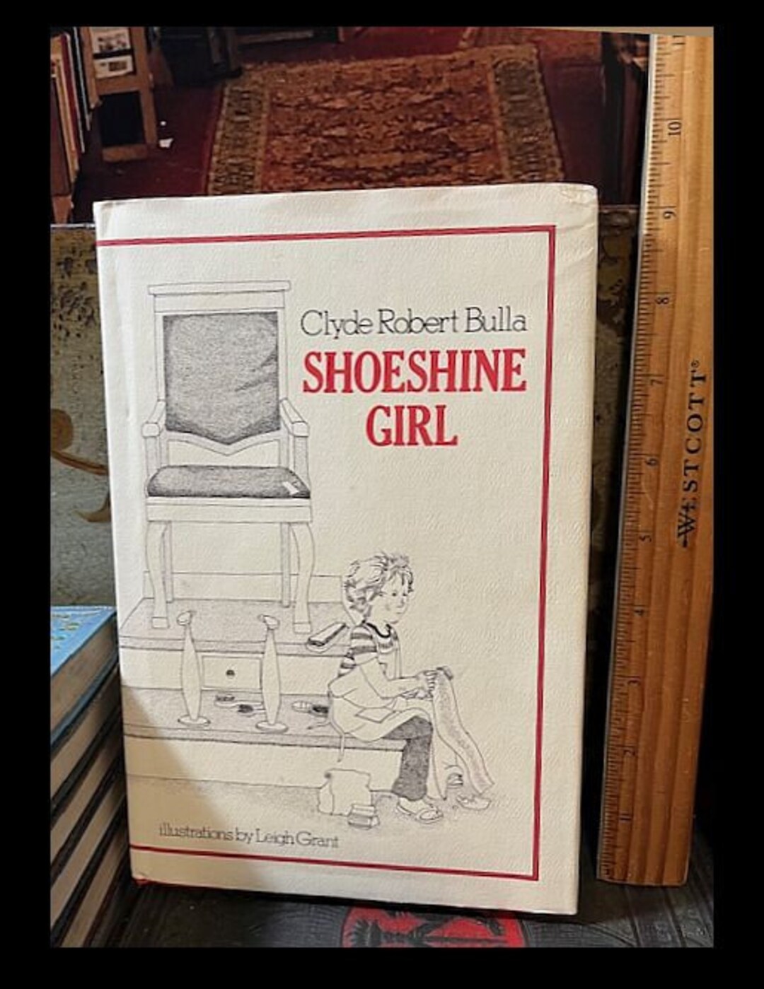 1975 SIGNED Shoeshine Girl by Clyde Robert Bulla HB W/dj Vintage ...