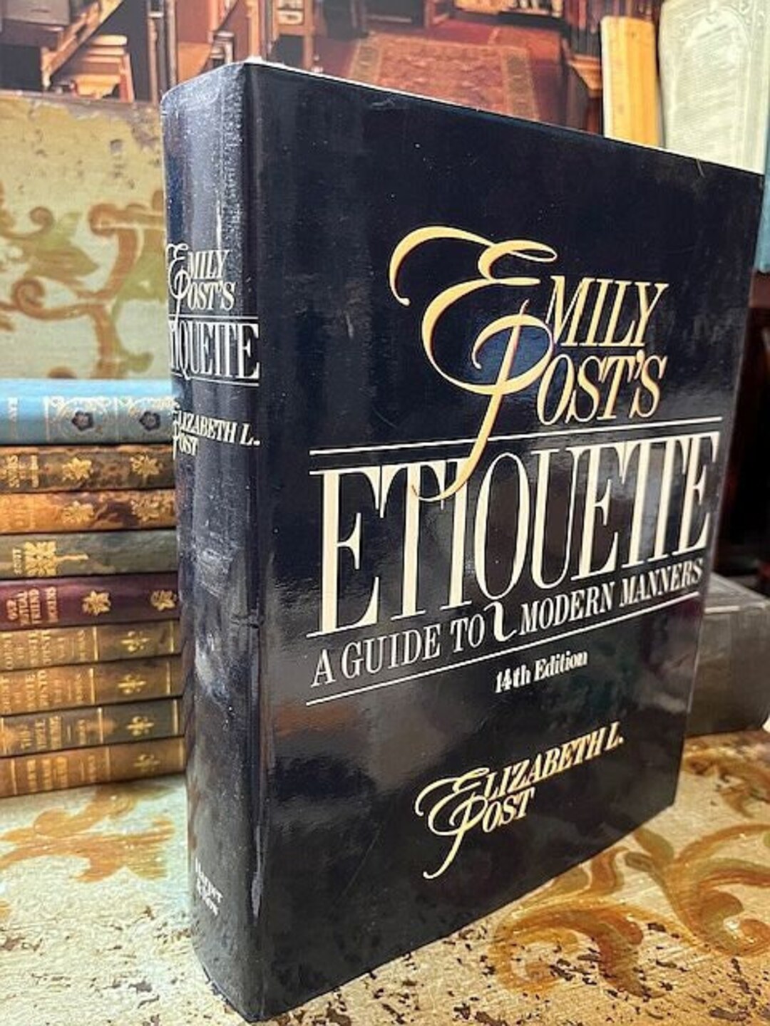 Vintage 1984 Emily Post's Etiquette 14th Edition Harper & Row HB W/dj ...
