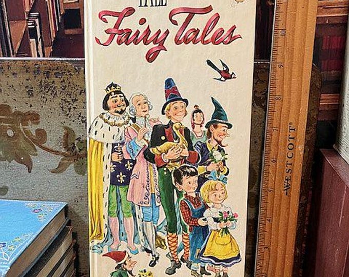 1947 the Tall Book of Fairy Tales Charming Childrens HB Book Harper and ...