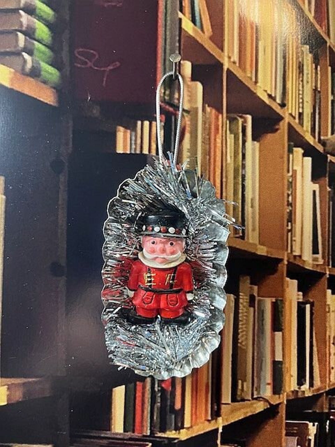 Vintage Tart Tin Beefeater Christmas Ornament Tinsel - Etsy