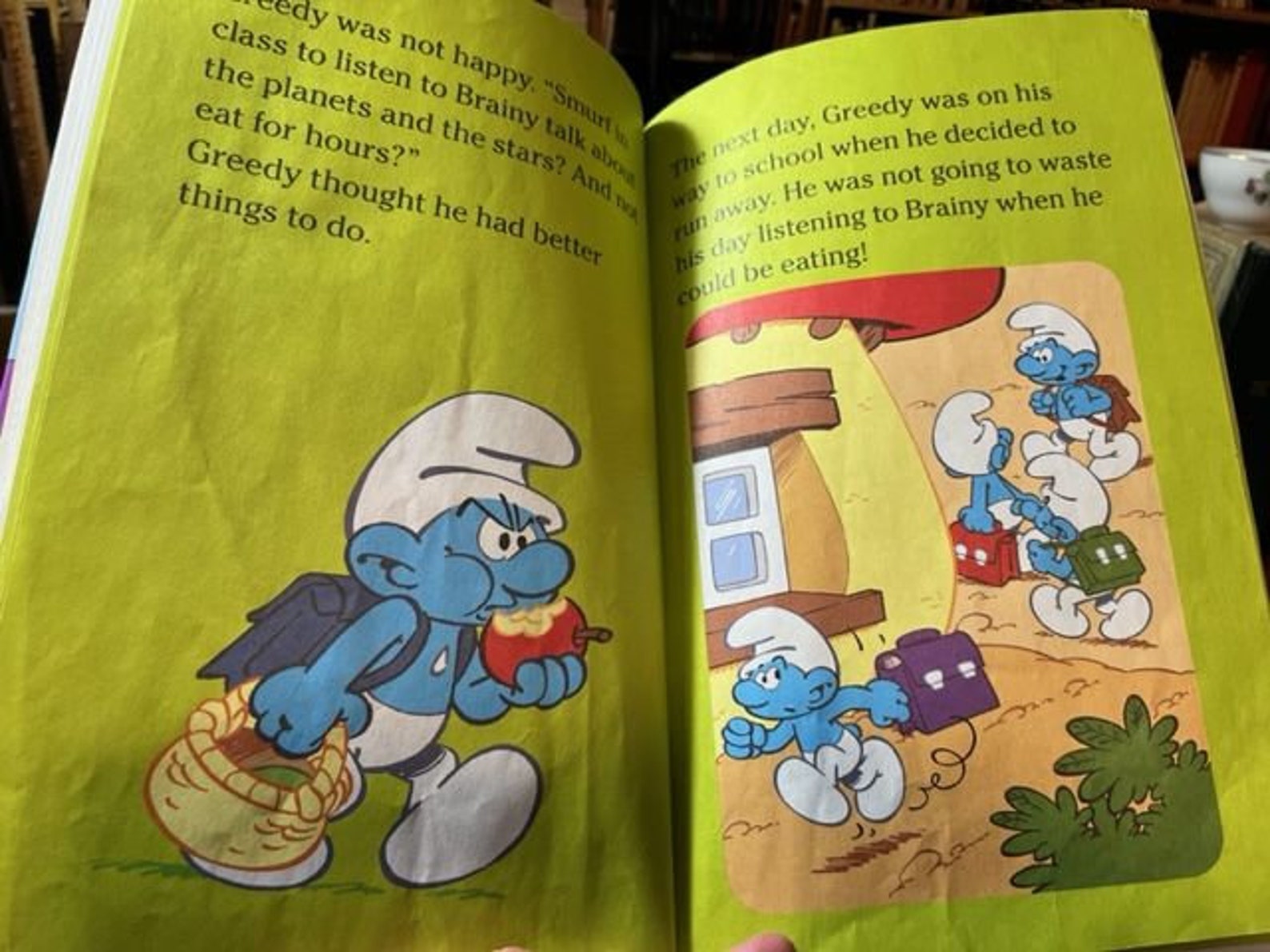 2003 the Smurfs off to School Vintage Childrens HB Book Ready to Read ...