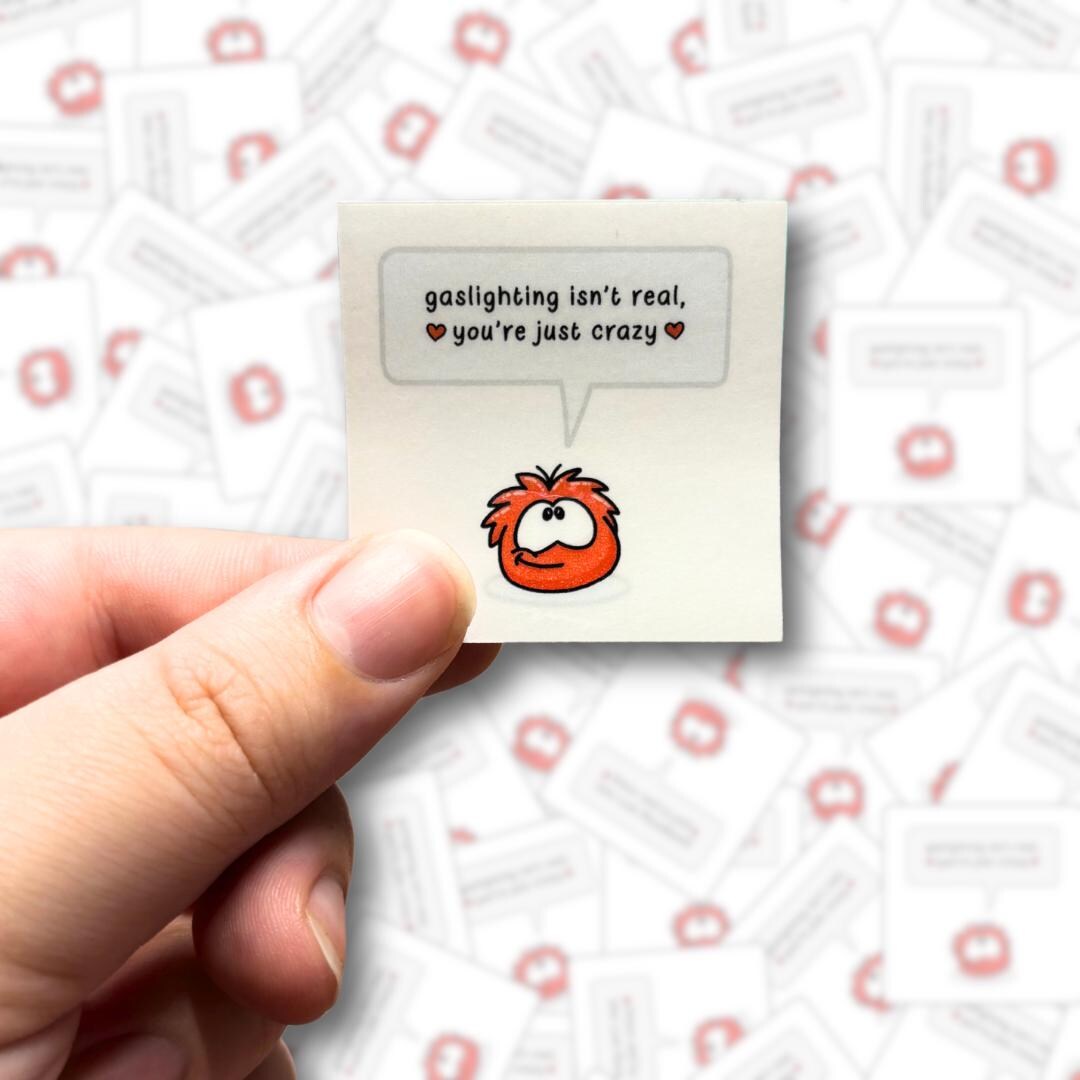 Club Penguin Gaslighting Puffle Sticker, Gift for Him, Gift for Her ...