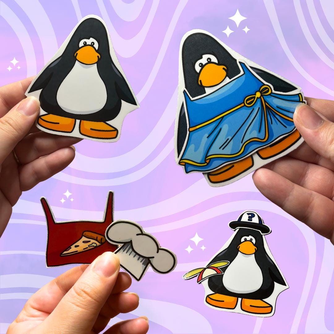 Customisable Penguin Fridge Magnet, Fun Interactive Fridge Decor, Gift ...