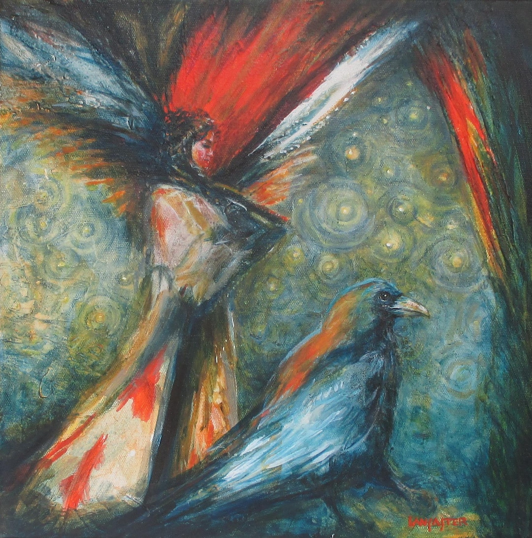 Guardians of Lost Causes Woman Shaman Raven Art Print - Etsy