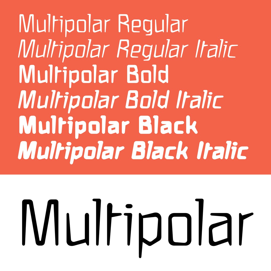 Multipolar Family MYSTERIAN Font - Etsy