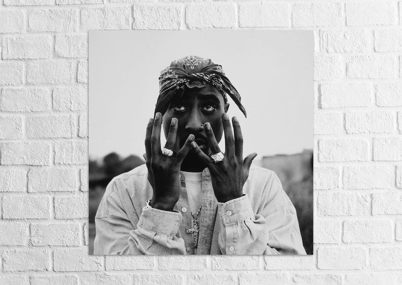 Fine Art Photography of Tupac Shakur Aka. 2PAC Framed or Unframed Fine ...