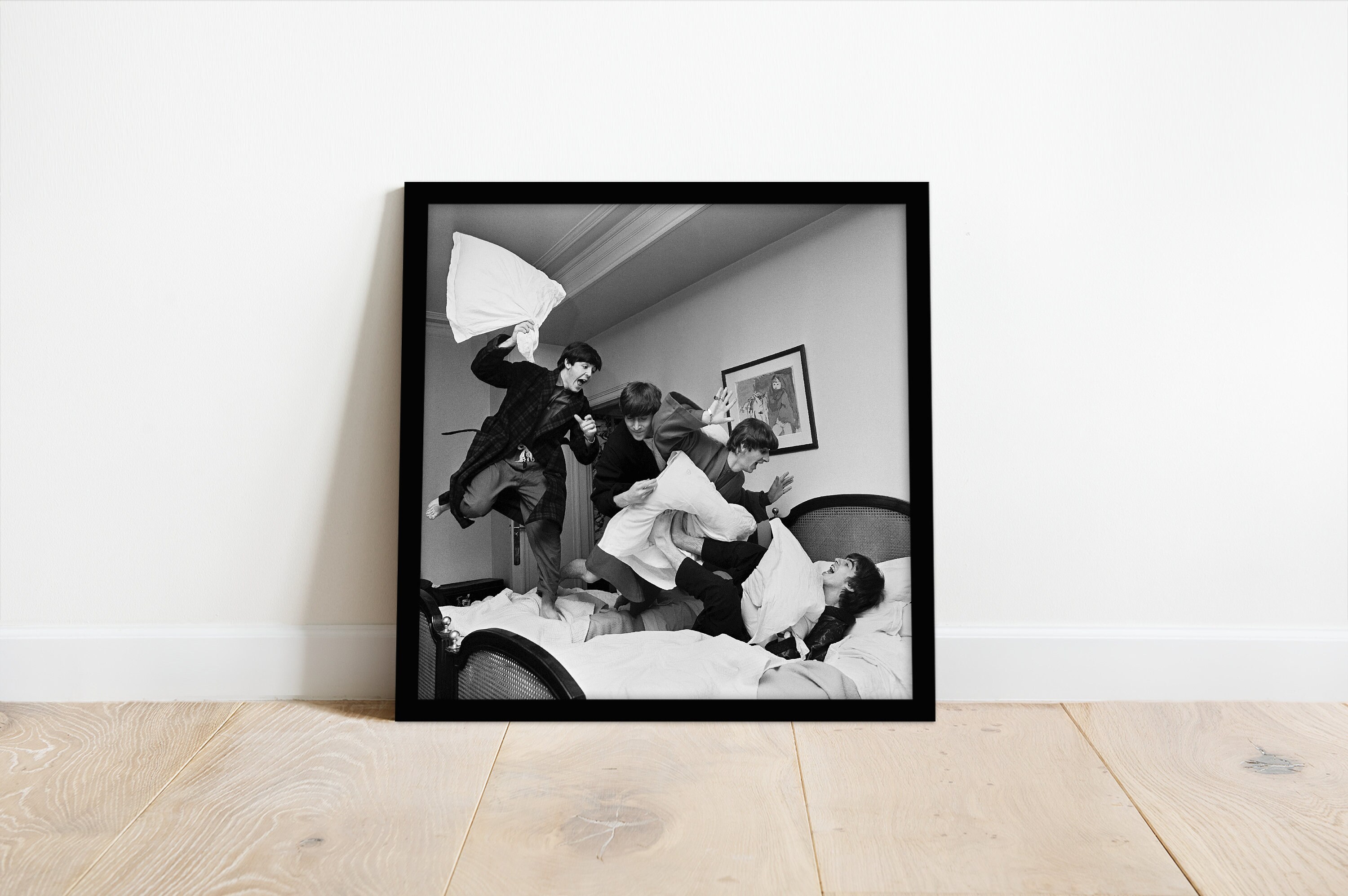 Fine Art Photography of the Beatles the Pillow Fight Photo the Beatles ...