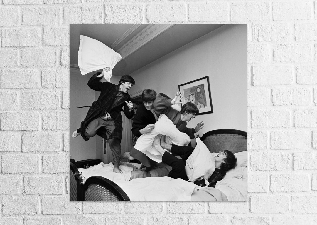 Fine Art Photography of the Beatles the Pillow Fight Photo the Beatles ...