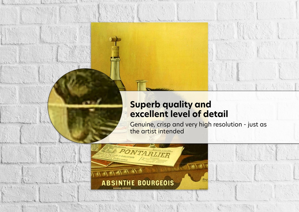 Fine Art Photo of Artwork Black Cat by Absinthe Bourgeois Framed or ...