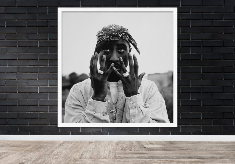 Fine Art Photography of Tupac Shakur Aka. 2PAC Framed or Unframed Fine ...
