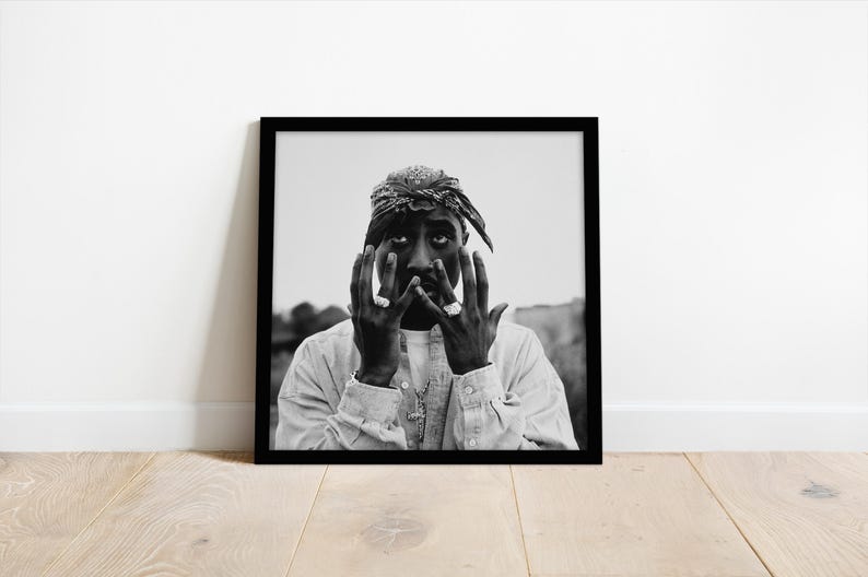 Fine Art Photography of Tupac Shakur Aka. 2PAC Framed or Unframed Fine ...