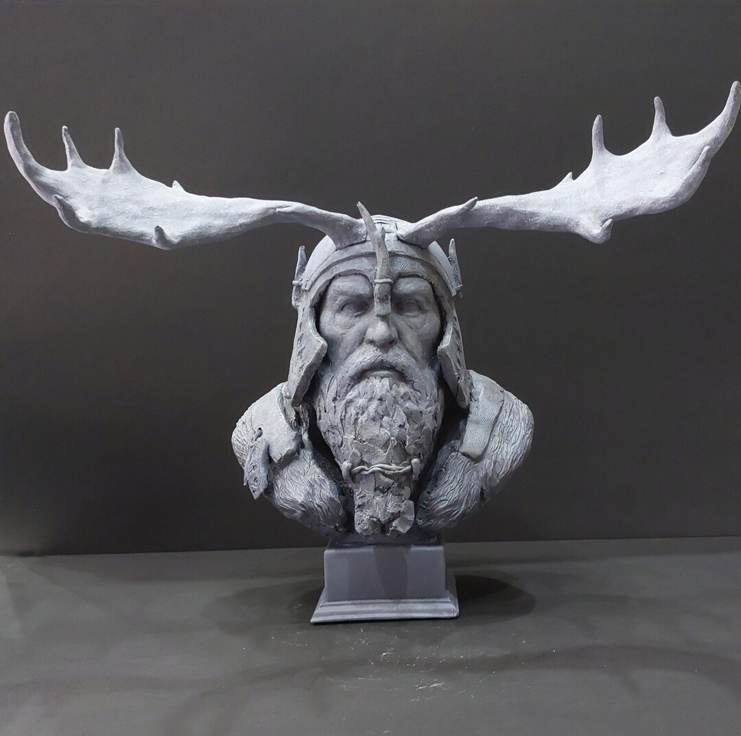 Bust Statue, Druid, Diablo 4, Wizard Miniature, Barbarian Miniature - Etsy