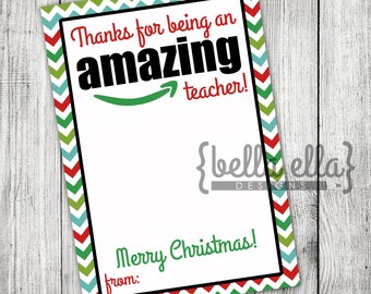 We Wish You an Amazing Christmas Card,amazon Gift Card Holder,christmas ...