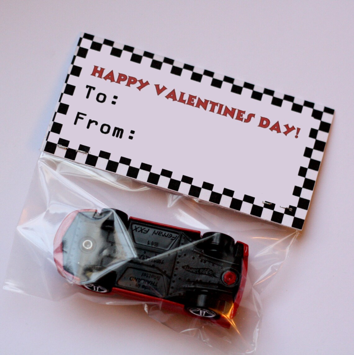 Instant Download Boy Car Valentine Bag Topper I Wheelie Like You Happy ...