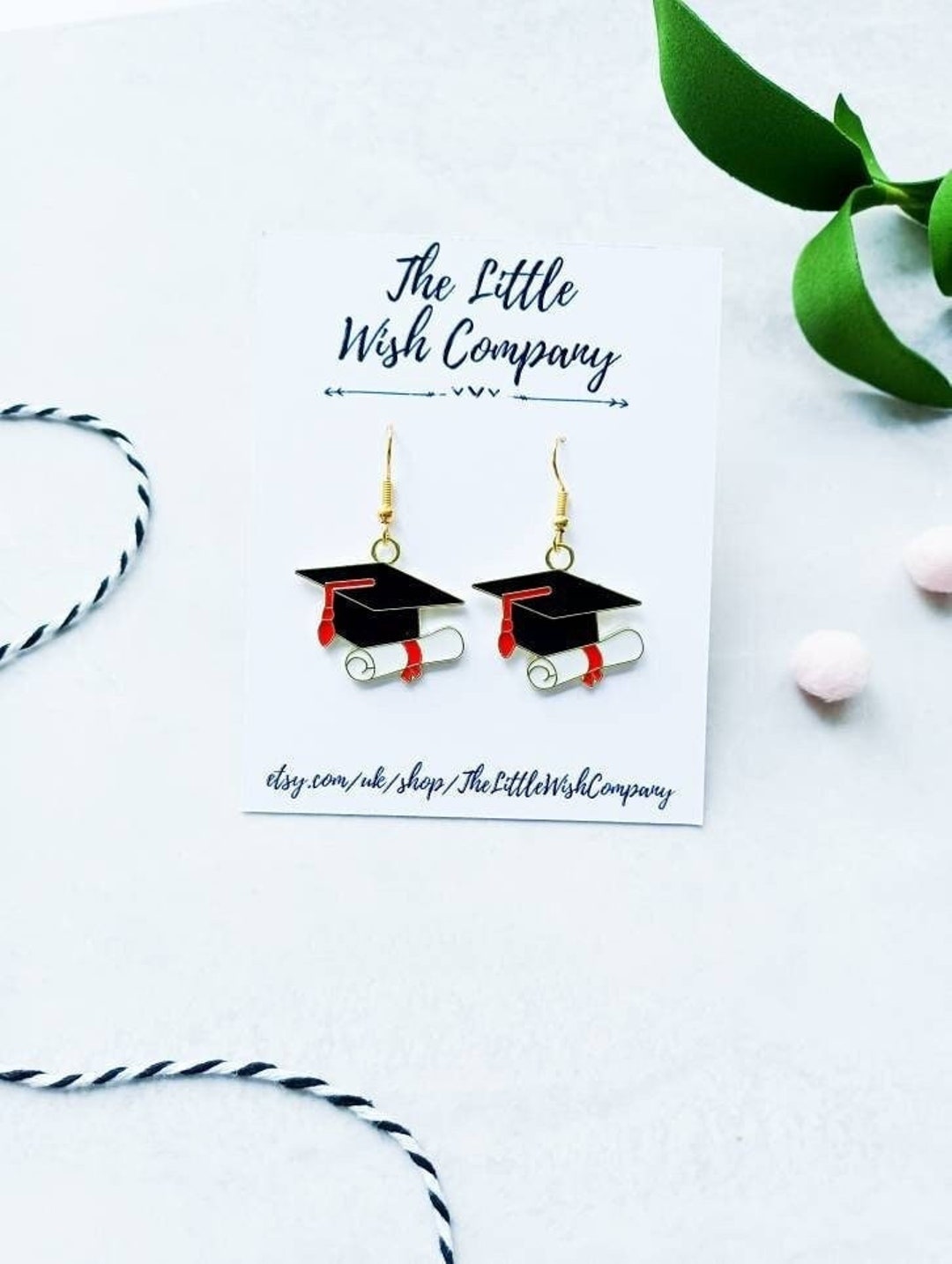 Graduation Earrings, Graduation Celebration Earrings, Enamel Earrings ...