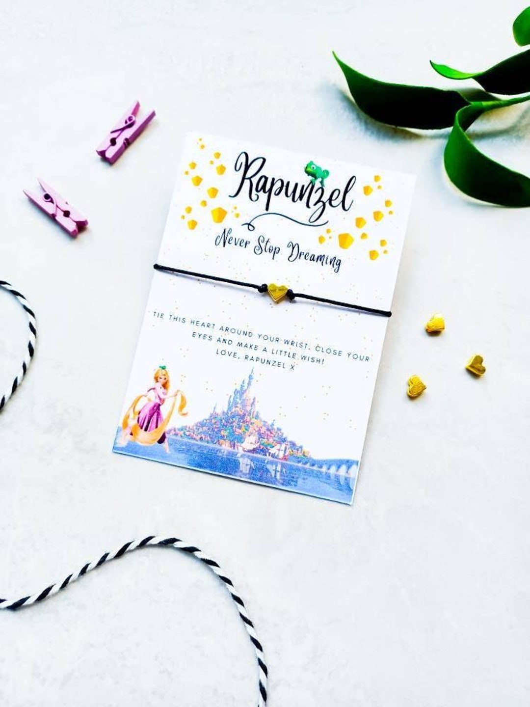 Disney Rapunzel Wish Bracelet, Disney Princess Rapunzel Charm Bracelet ...