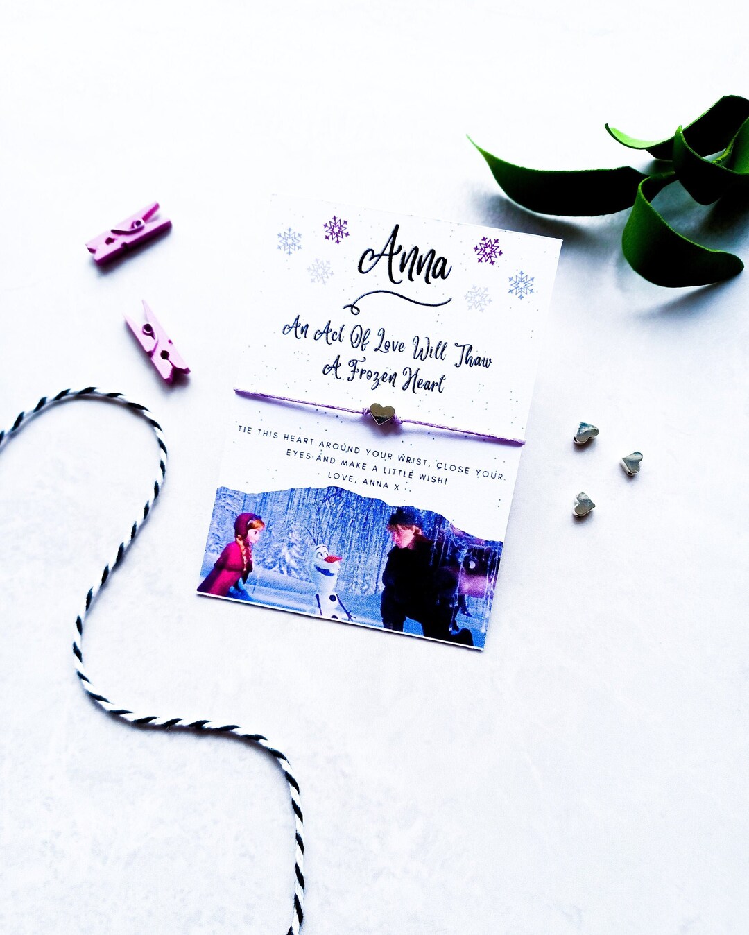 Frozen Anna Wish Bracelet, Disney Princess Anna Charm Bracelet, Frozen ...