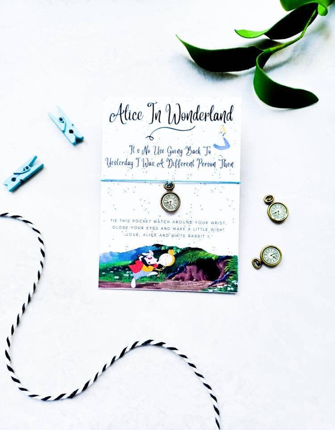 Disney Alice in Wonderland Wish Bracelet, Disney Alice Charm Bracelet ...