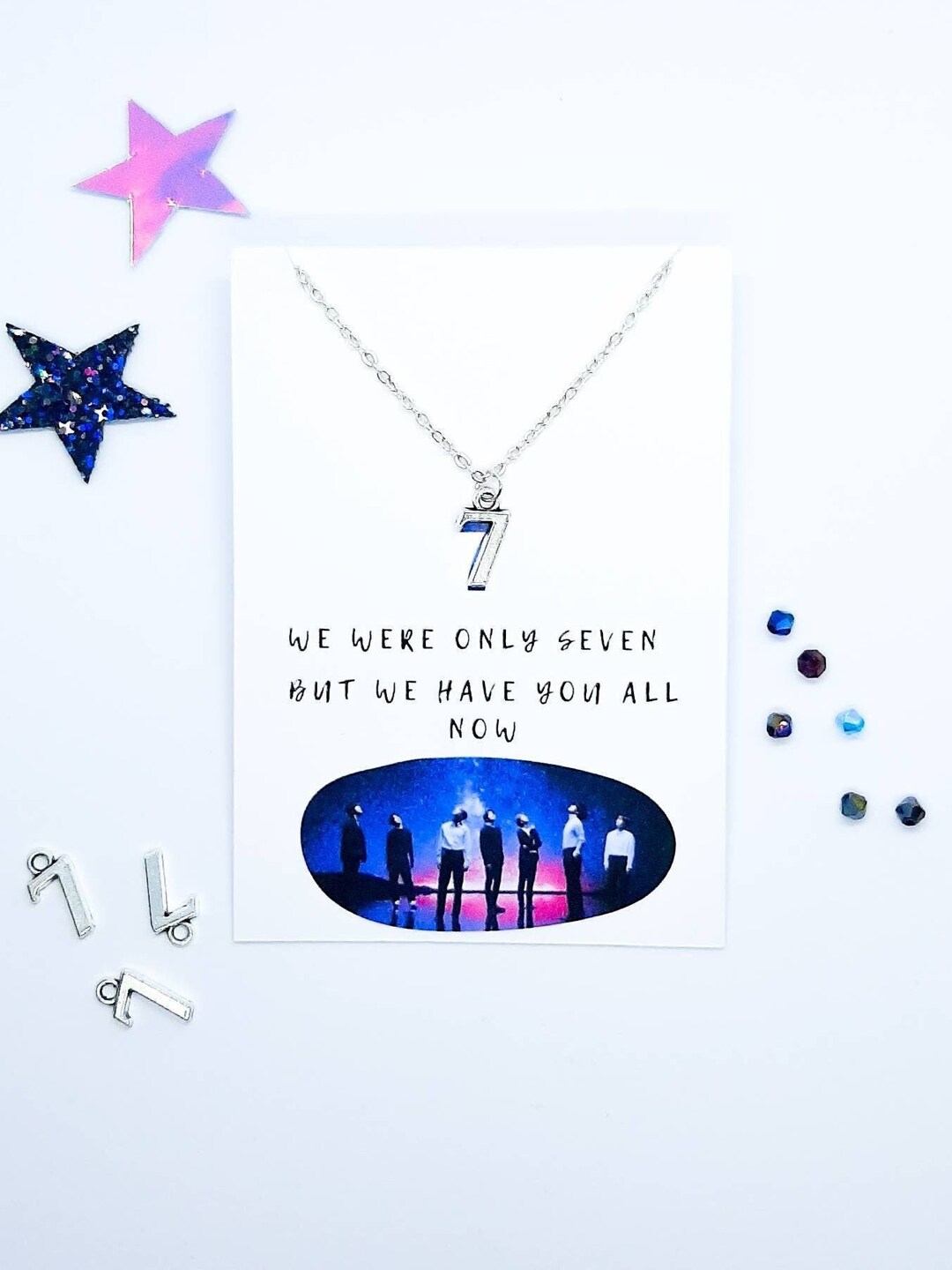 BTS Charm Necklace, BTS We Are Bulletproof - the Eternal Necklace ...