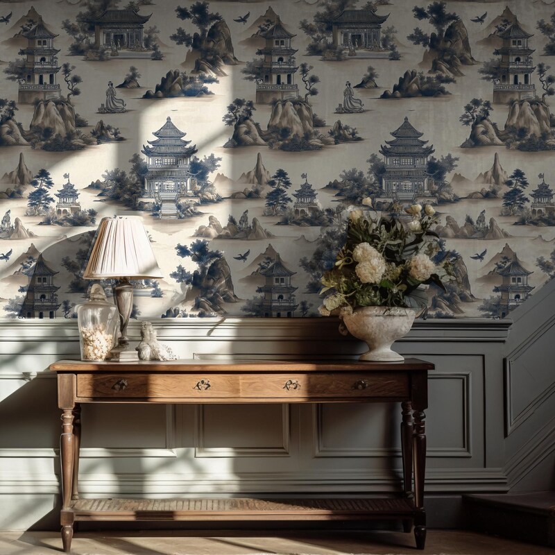 Asian Wallpaper - Etsy