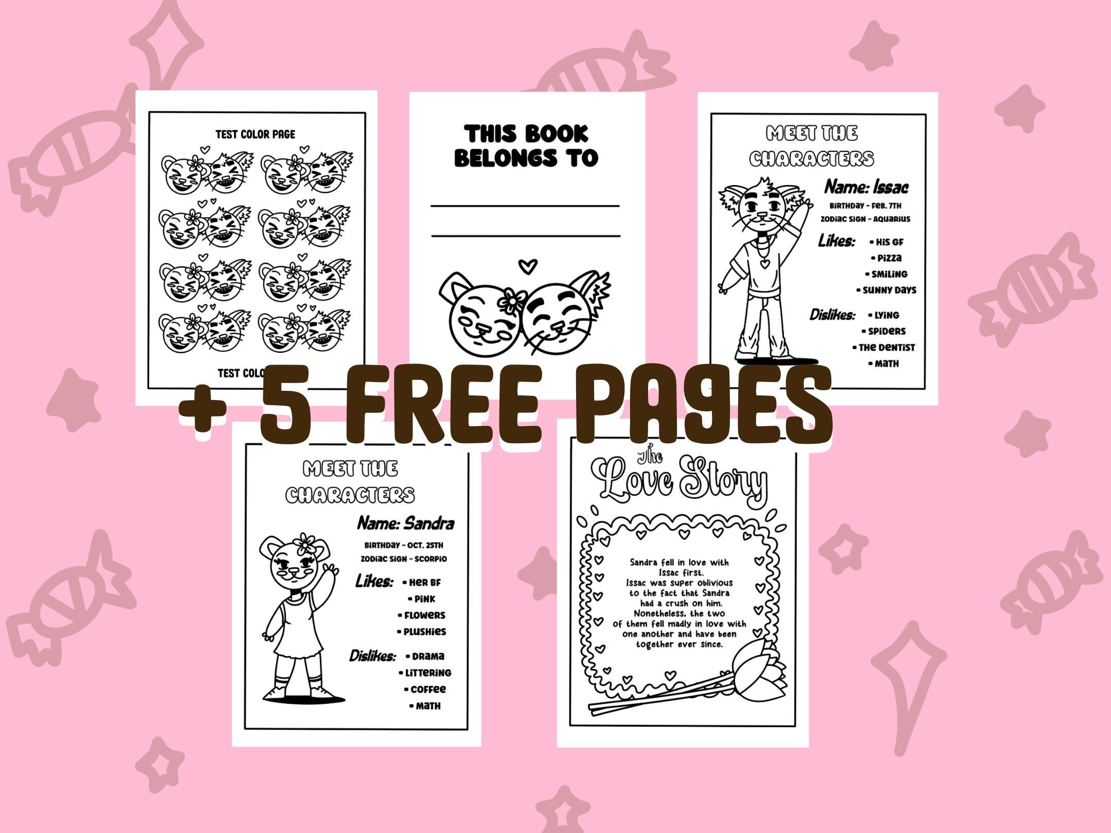 Cute Coloring Pages for Romantic Couples, Adult and Teen Adorable ...