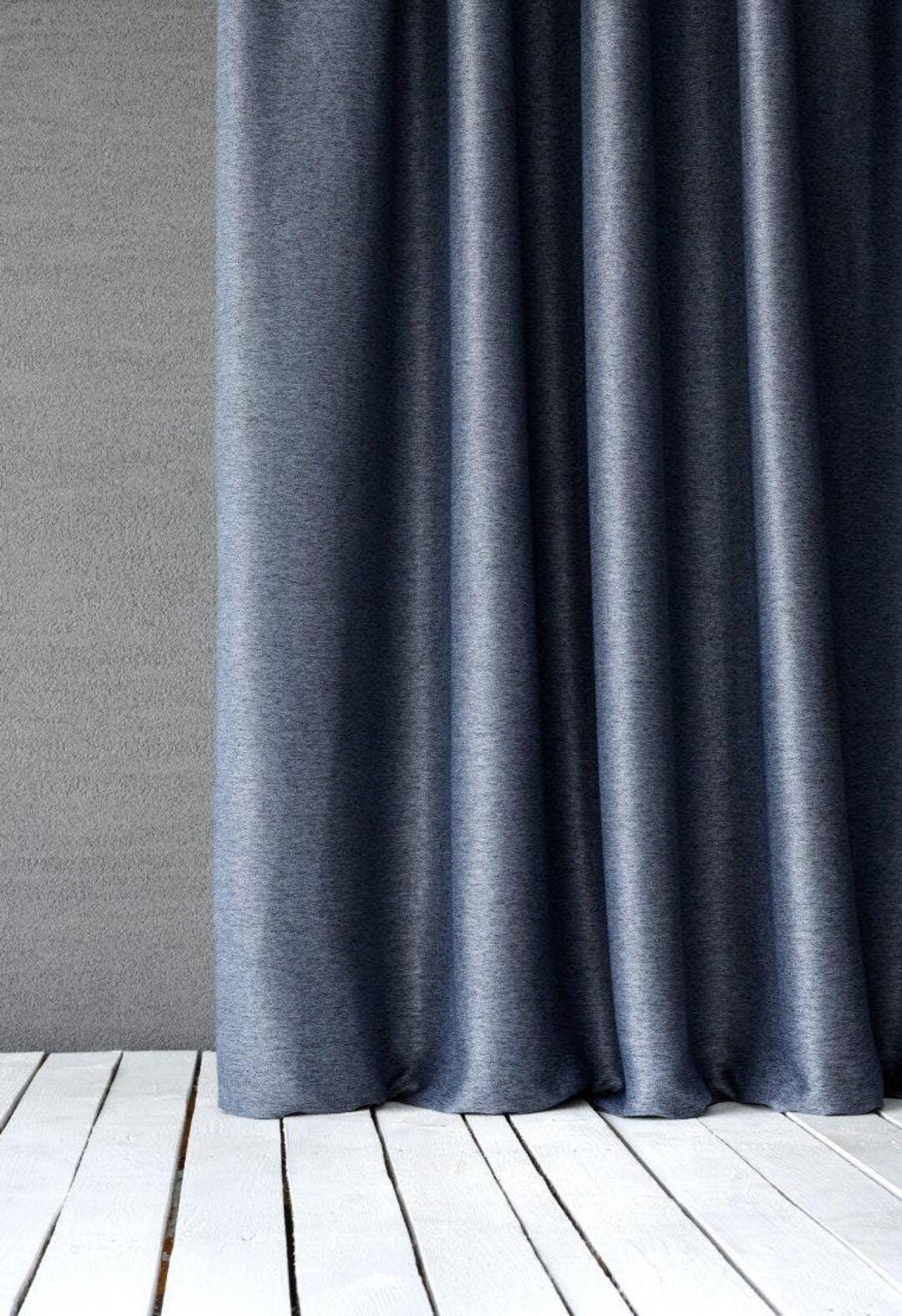 19 Colors Blackout (dimout) Curtain Panel| Double Height 300cm - 118 ...