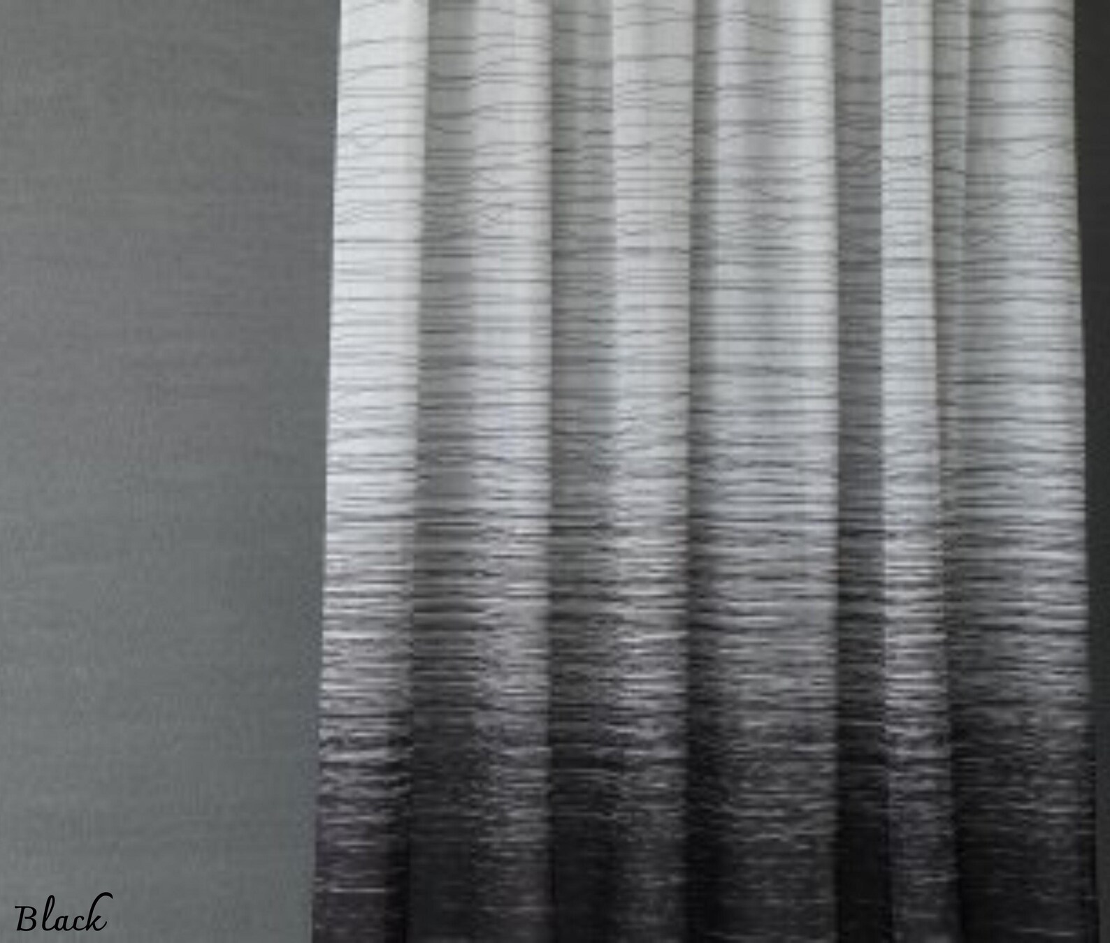 Gradient Semi-transparent 3colors Curtain Panel |double Height 300cm ...