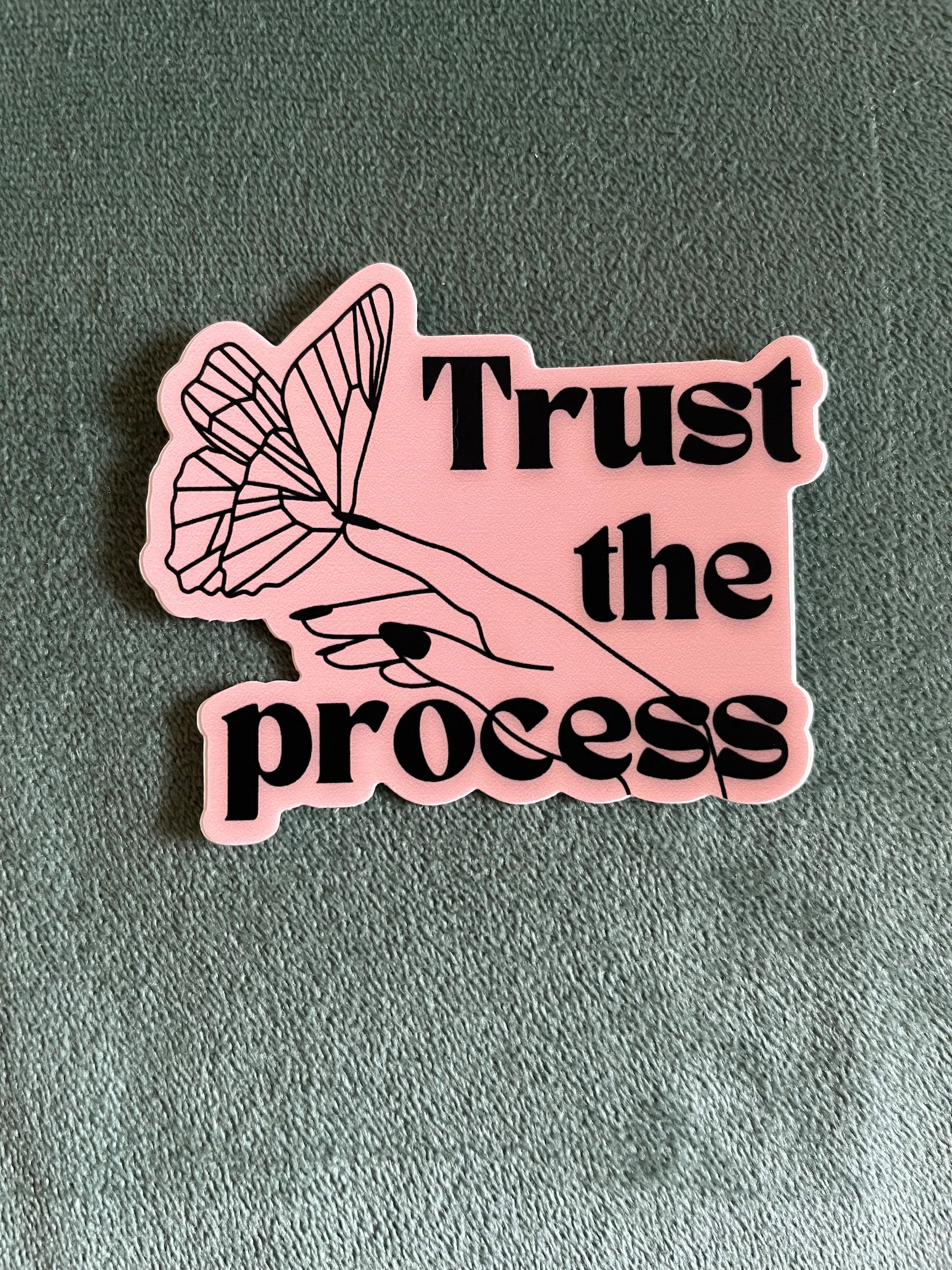 Trust the Process Sticker, Waterproof Matte Vinyl Decal - Etsy
