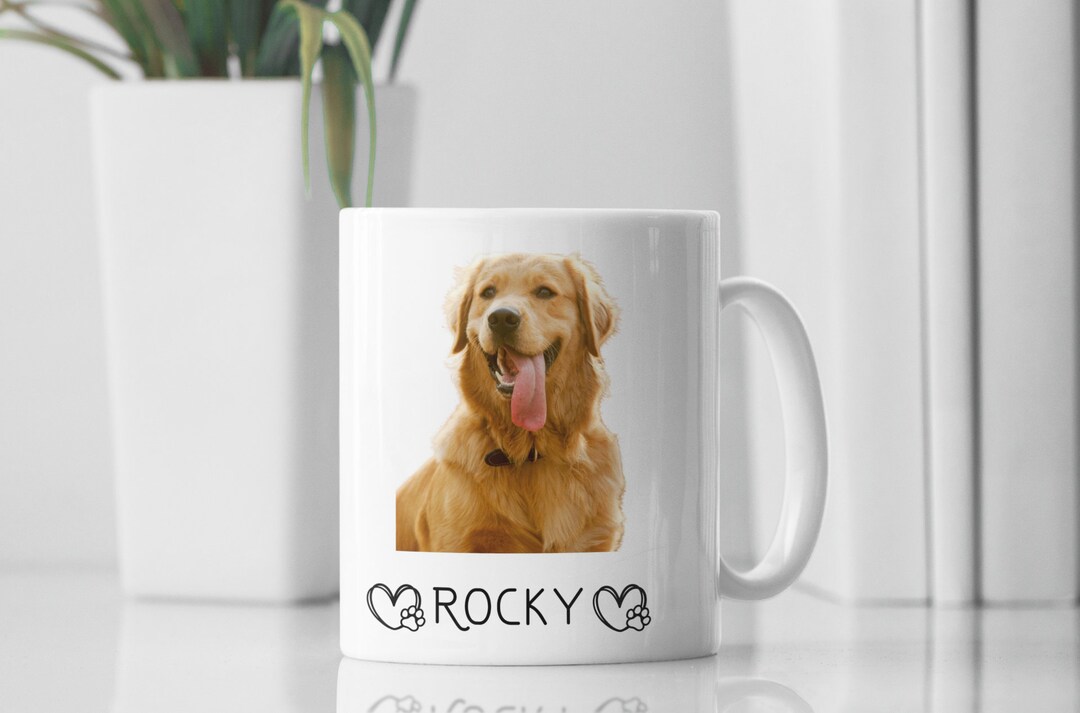 Custom Pet Gifts, Personalized Pet Photo Coffee Cup, Dog Lover Gift ...
