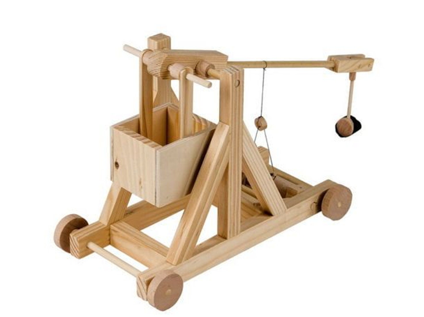 Timberkits Trebuchet Wooden Kit - Etsy