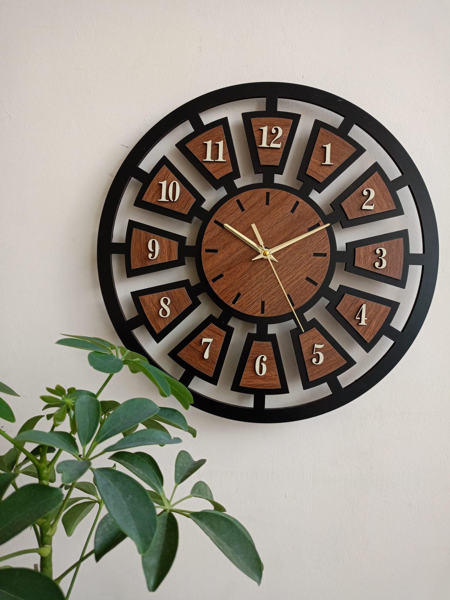 3D Layered Wall Clock | Personalized Design | Silent Mechanism - Etsy