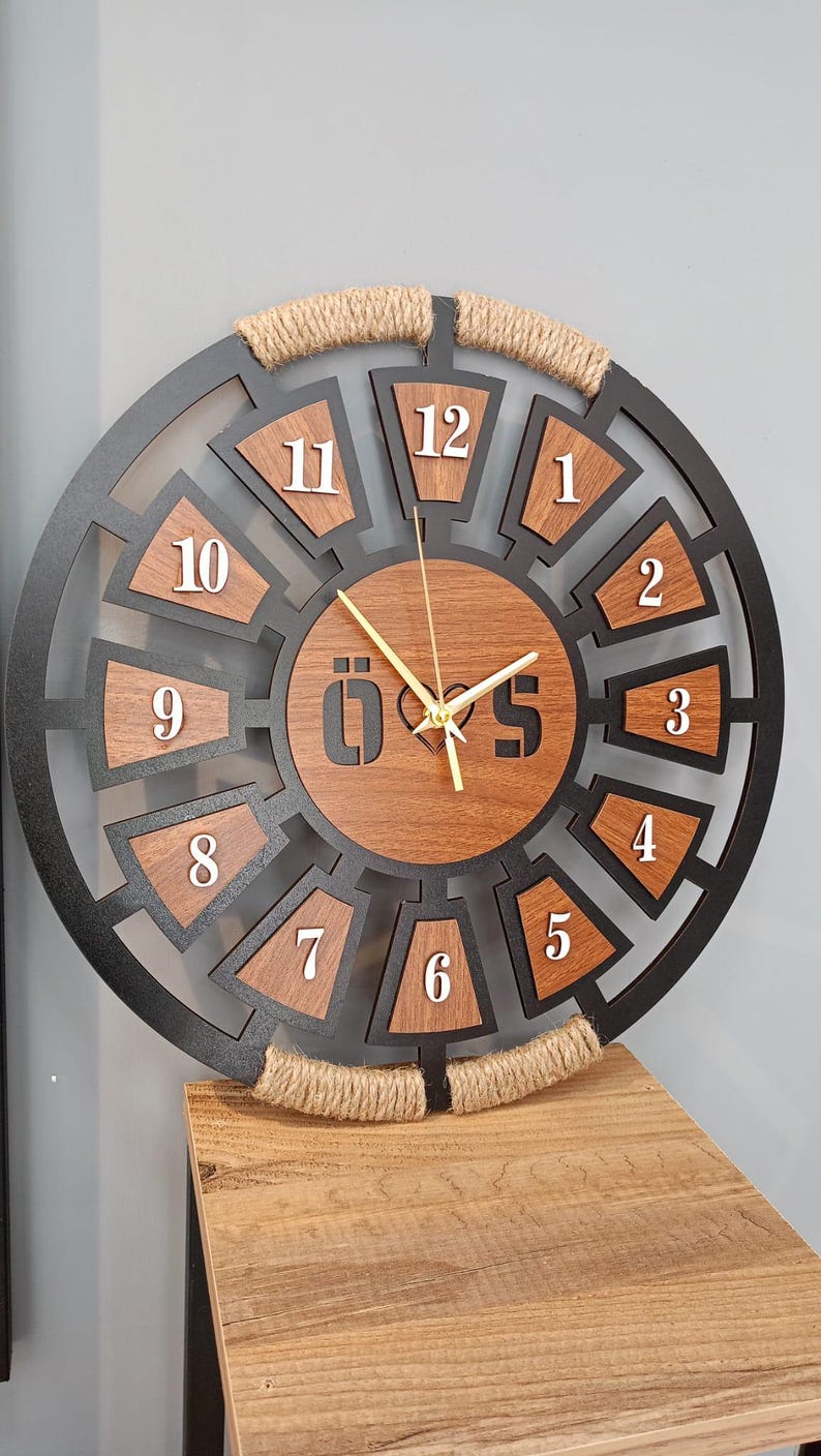 3D Layered Wall Clock | Personalized Design | Silent Mechanism - Etsy