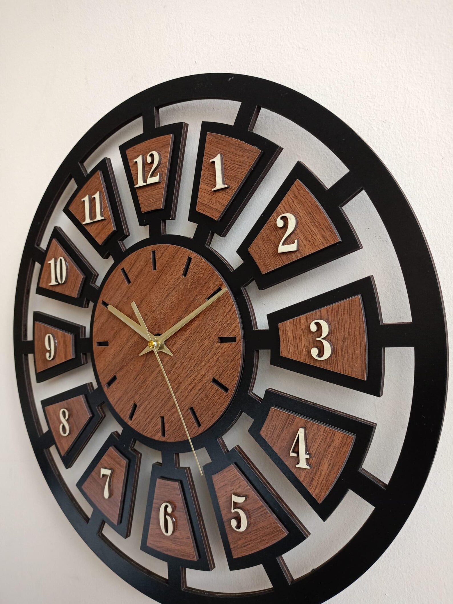 3D Layered Wall Clock | Personalized Design | Silent Mechanism - Etsy