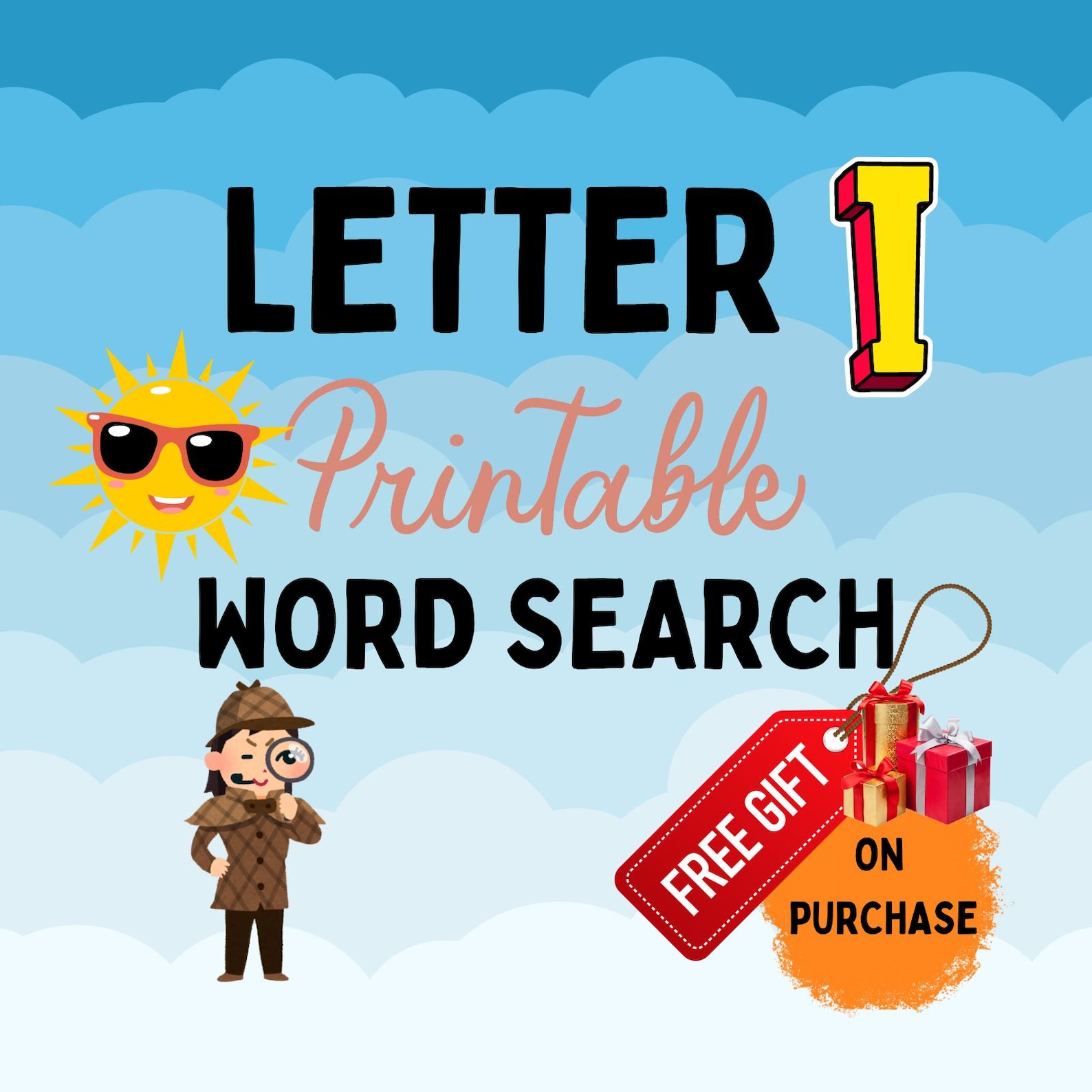 Letter I Word Search for Adults Large Print 85 Hard Puzzles PRINTABLE ...