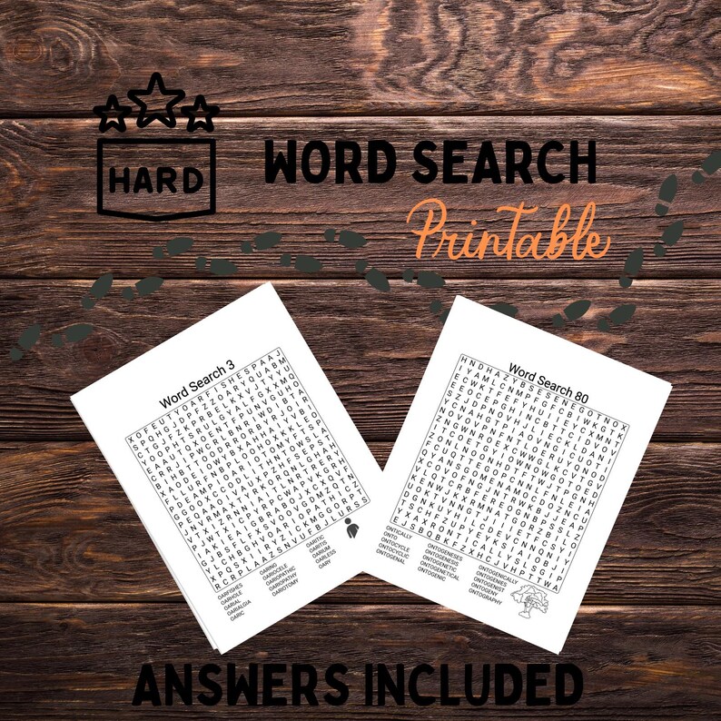 Letter M Word Search for Adults Large Print 100 Hard Puzzles PRINTABLE ...