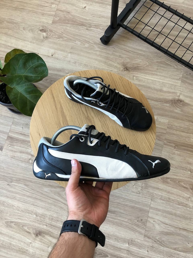 Vintage Puma Y2K Japanese Style Leather Low Sneakers - Etsy