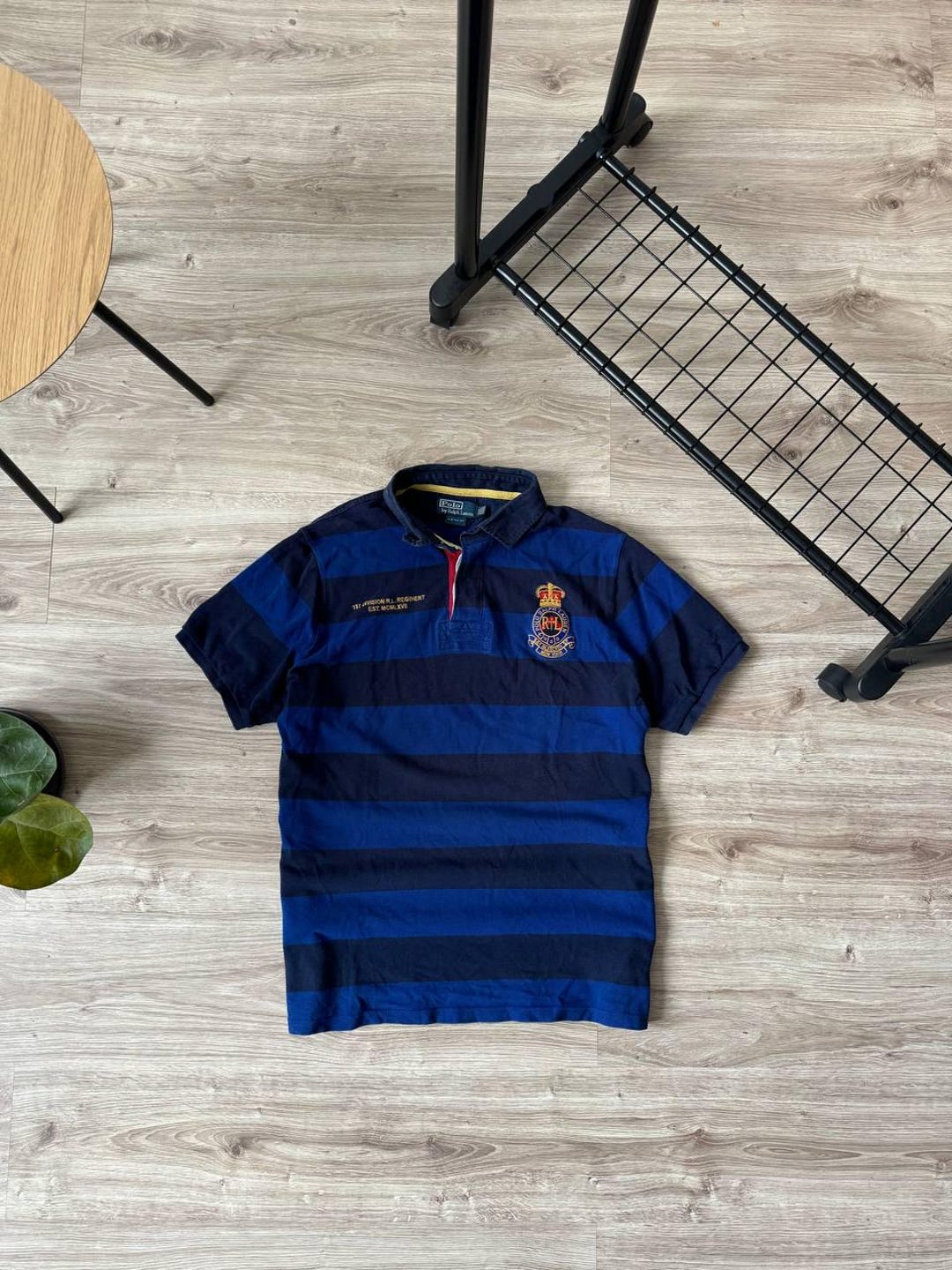 Vintage Polo Ralph Lauren Chief Keef Striped Rugby Polo T Shirt Men's ...