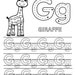 Tracing Letter Guide and Coloring Book Animals From A to Z Educational ...