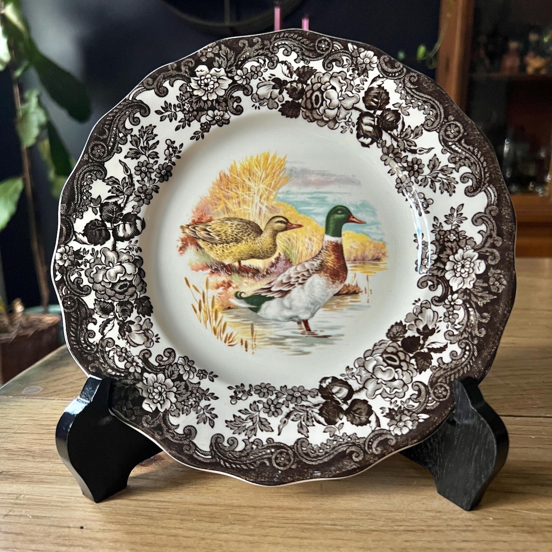 Vintage "game Series" Mallard Duck Plate by Palissy / Royal Worcester ...