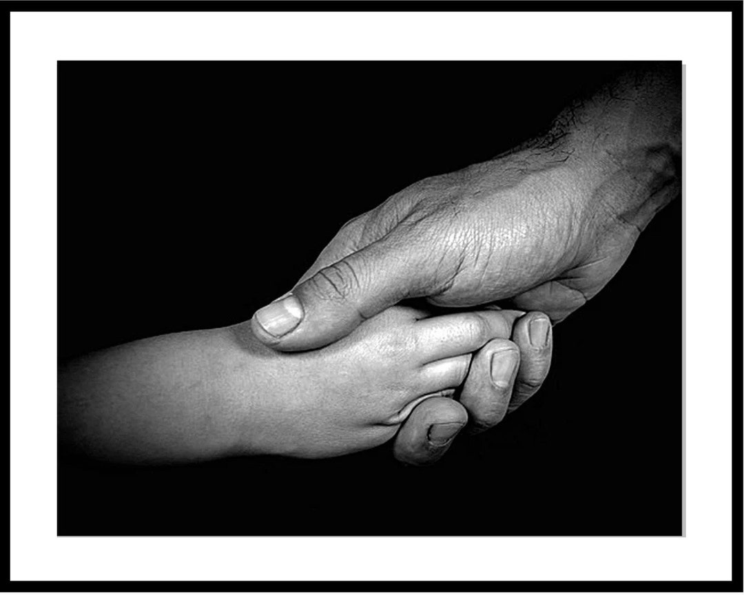 BW Hands Holding - Etsy