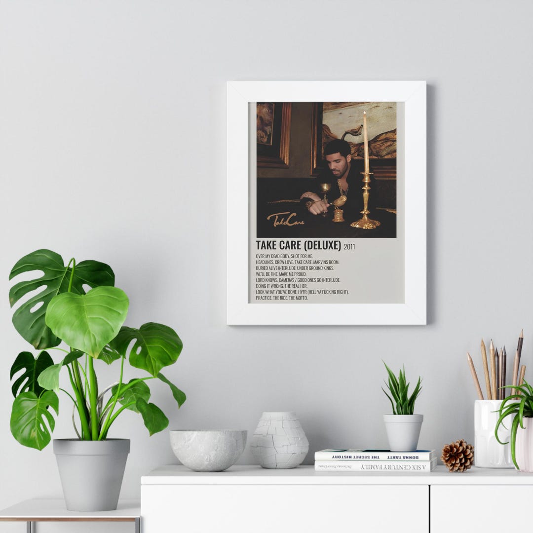 Drake Poster, Take Care Poster, Drake Take Care Album Poster, Drake ...