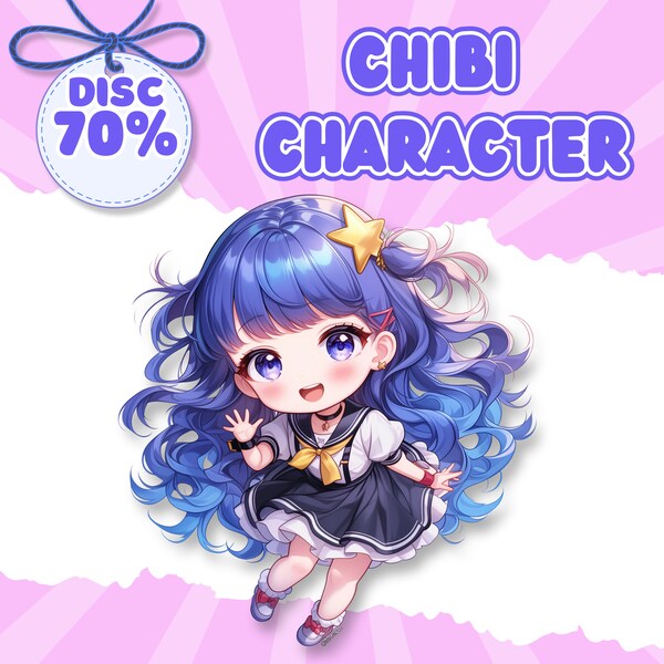 Custom Vtuber Logo, Cute Logo, Vtuber, Kawaii Logo, Cute Vtuber Logo ...