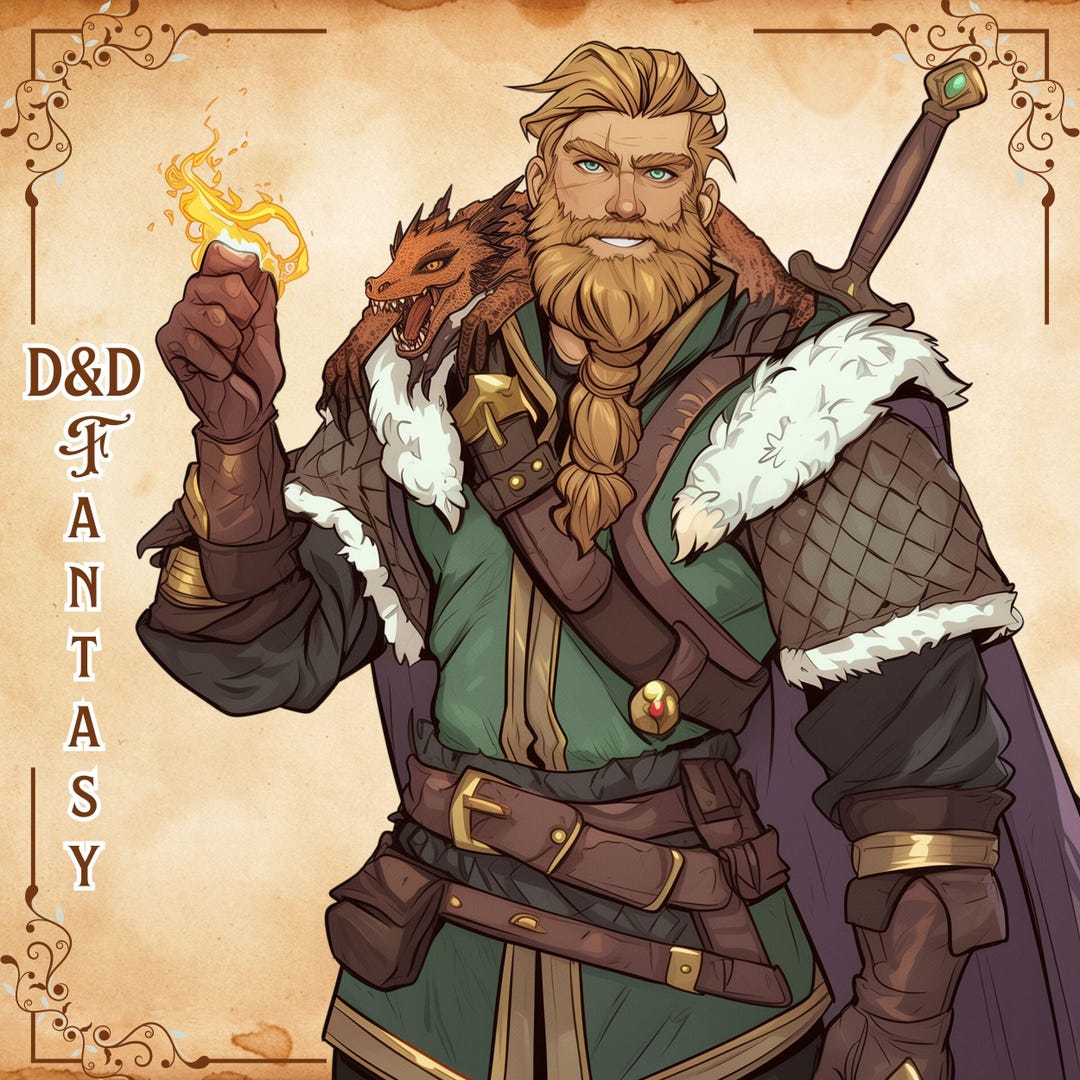 CUSTOM DND Character, Dnd Character Commission,dungeons and Dragons,dnd ...