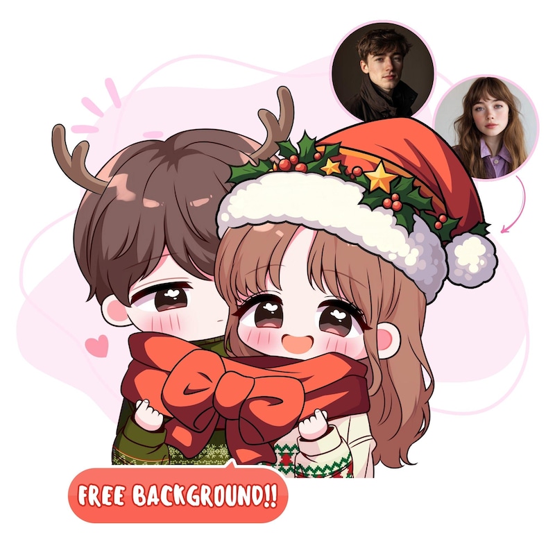 Chibi Art From Photo - Etsy UK