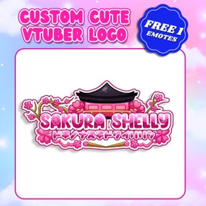 Custom Vtuber Logo, Vtuber Logo, Vtuber Logo Commission, Vtuber Asset ...